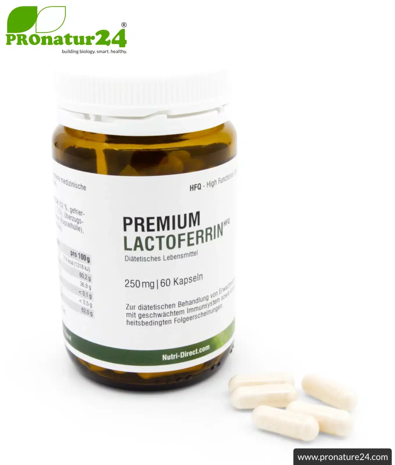 Premium Lactoferrin HFQ | 250mg per capsule